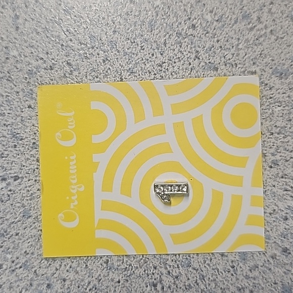 Origami Owl | Jewelry | Origami Owl Crystal Number Charm | Poshmark